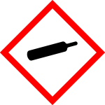 Compressed Gas GHS Pictograms – High Quality Vector Sign And Symbols